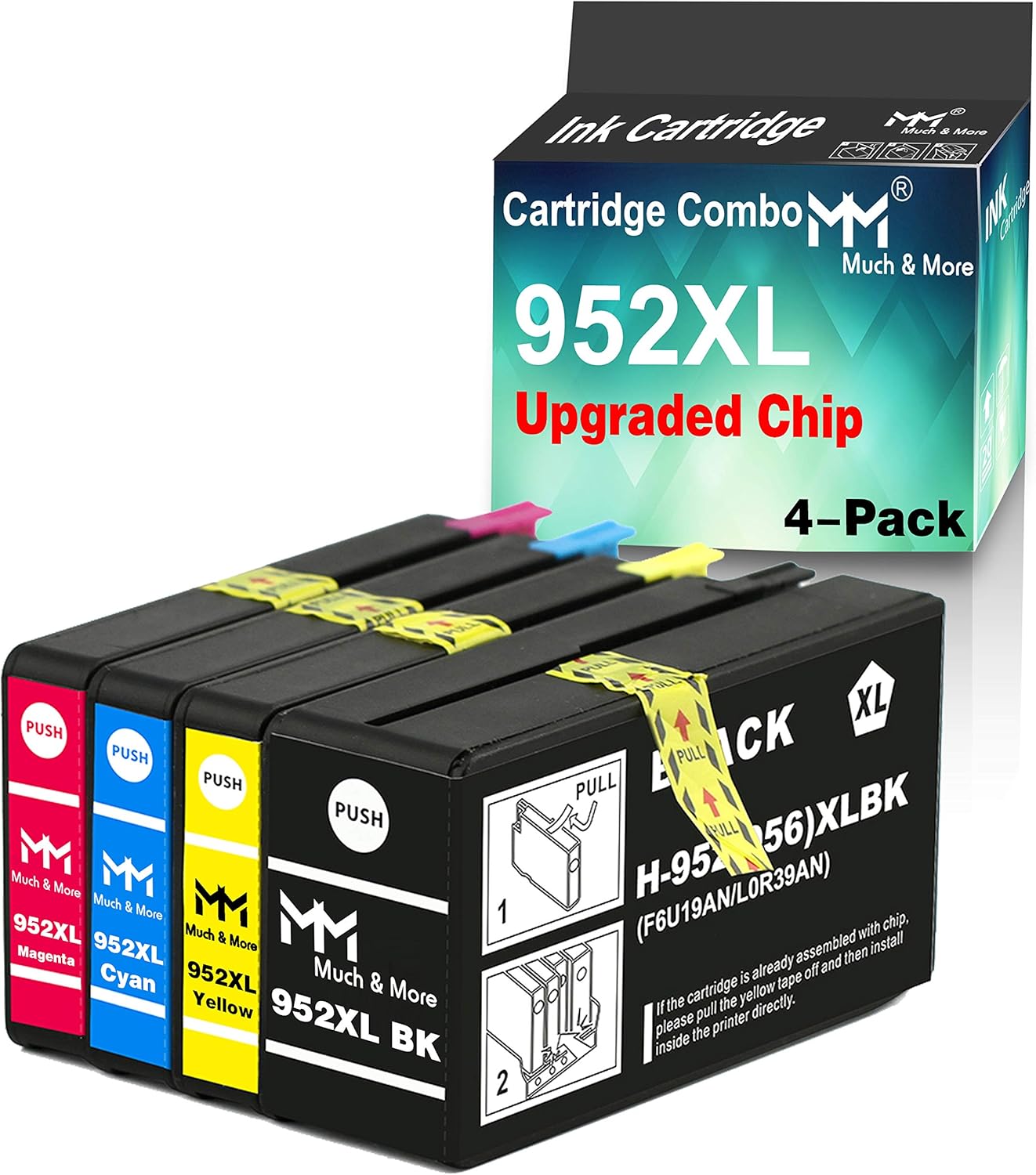 Amazon.com: MM MUCH & MORE Compatible Ink Cartridge Replacement for HP 952XL 952 XL High Yield ...