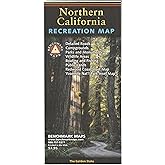 Amazon.com: Benchmark Maps: Northern California Recreation Wall Map ...