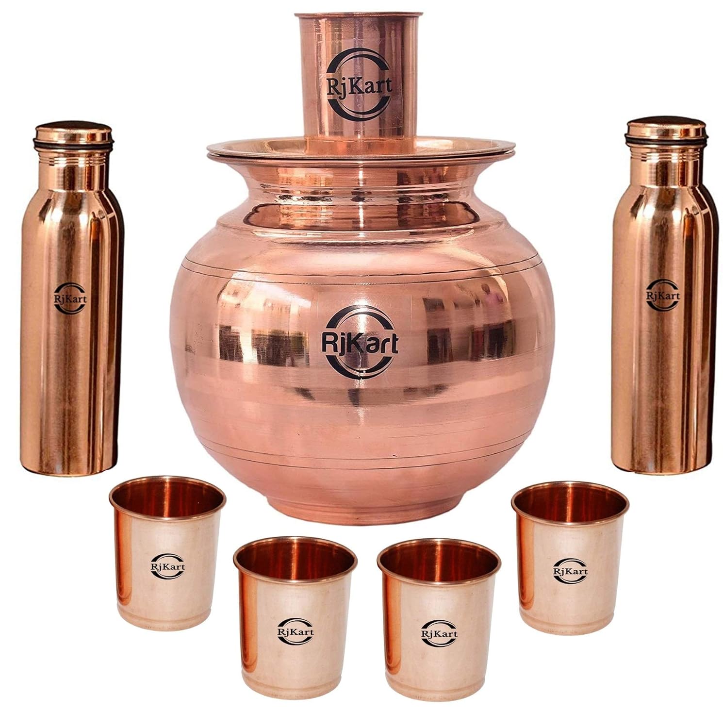RJKART Jumbo Copper Handa Water Dispenser Matka Pot Water Storage ...