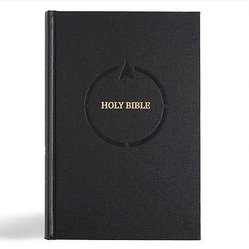 CSB Church Bible, Anglicised Edition, Black Hardcover, Red Letter, Sewn ...