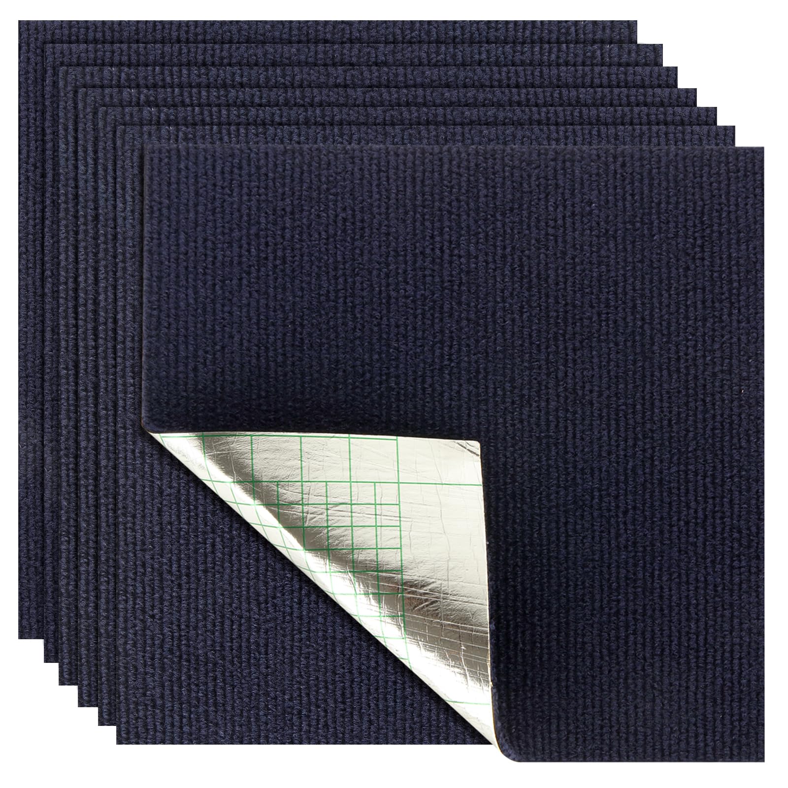 36 Pack Peel and Stick Carpet Tiles Squares 12" x 12" Self Adhesive ...