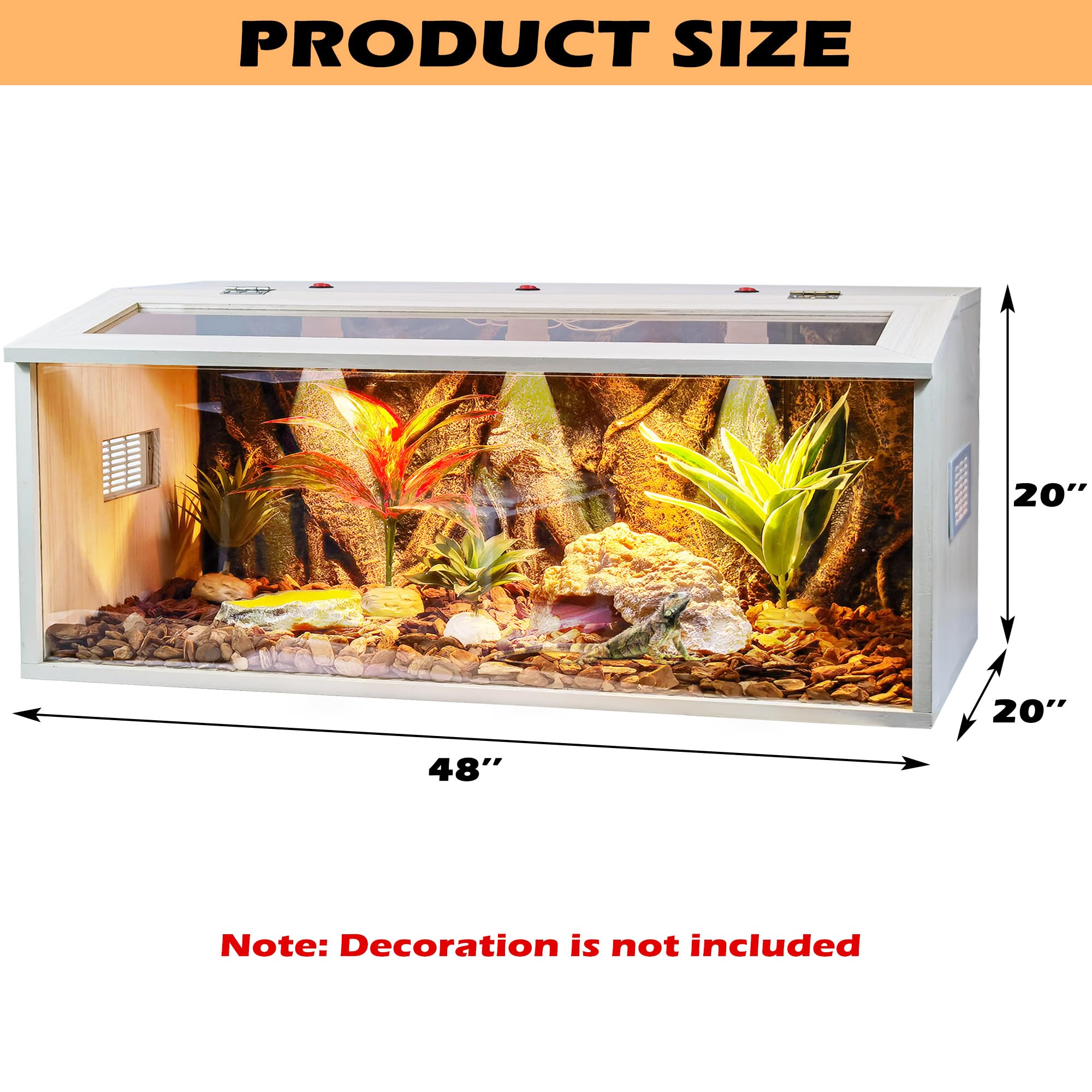 Mua Prolee Bearded Dragon Tank 70 Gallon, Reptile Enclosure, Snake Tank ...