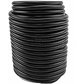 Amazon.com: CleverDelights Black Solid Rubber Cord - 75 Feet - 3mm (3/ ...