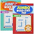 Amazon.com: Kappa Jumbo Word Find Pad 2 Titles, Digest Puzzle Book 8.5 ...