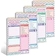 Amazon.com : Glenmal 4 Pcs 30 Sheets to Do List Notepad Adulting Note ...