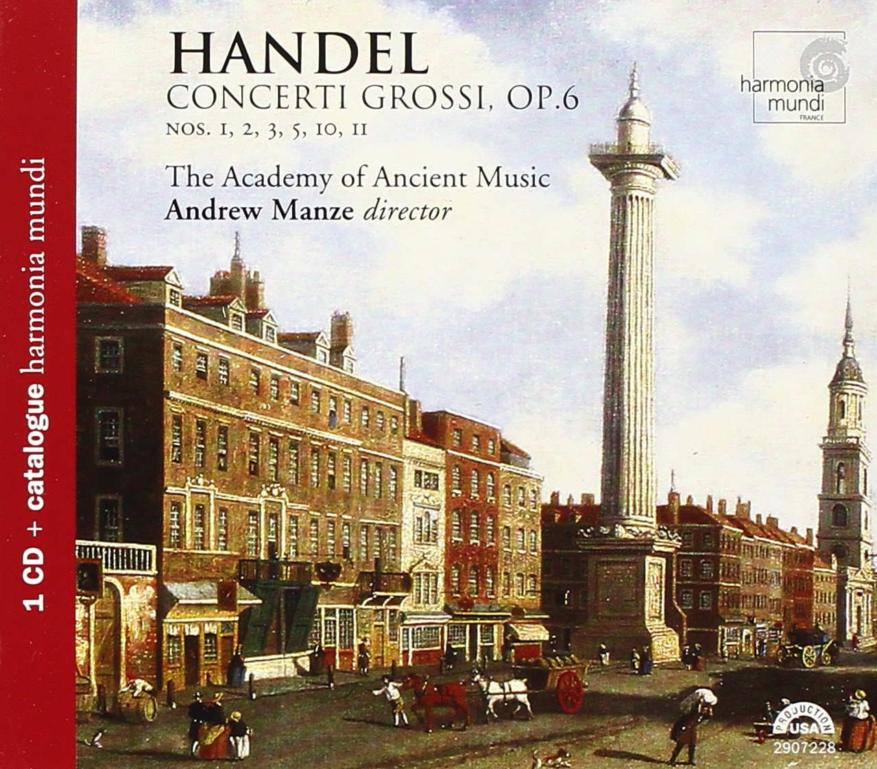 George Frideric Handel, Andrew Manze, The Academy of Ancient Music - Handel: Concerti Grossi, Op ...