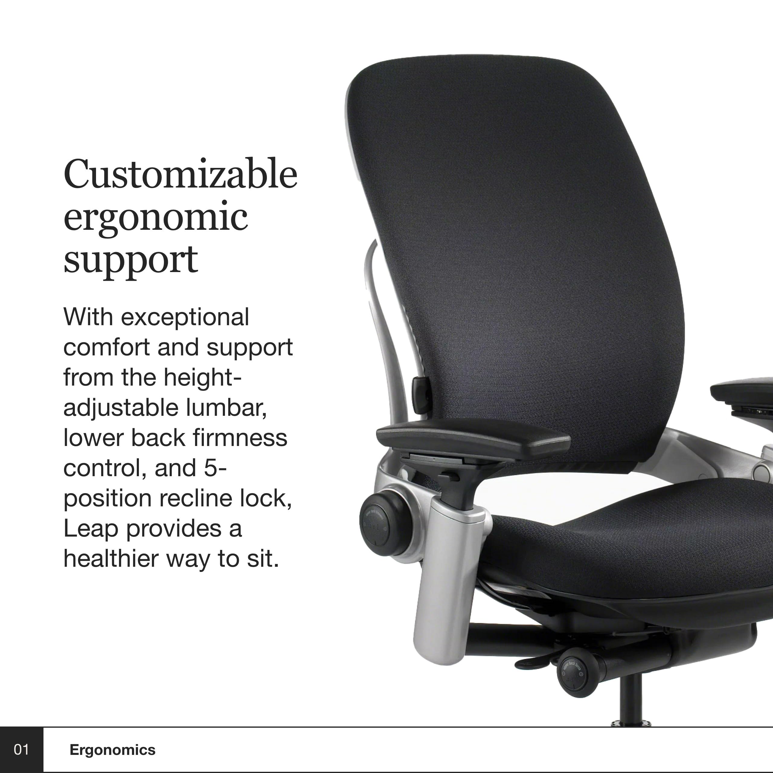 Mua Steelcase Leap Office Chair - Ergonomic Work Chair with Wheels for ...