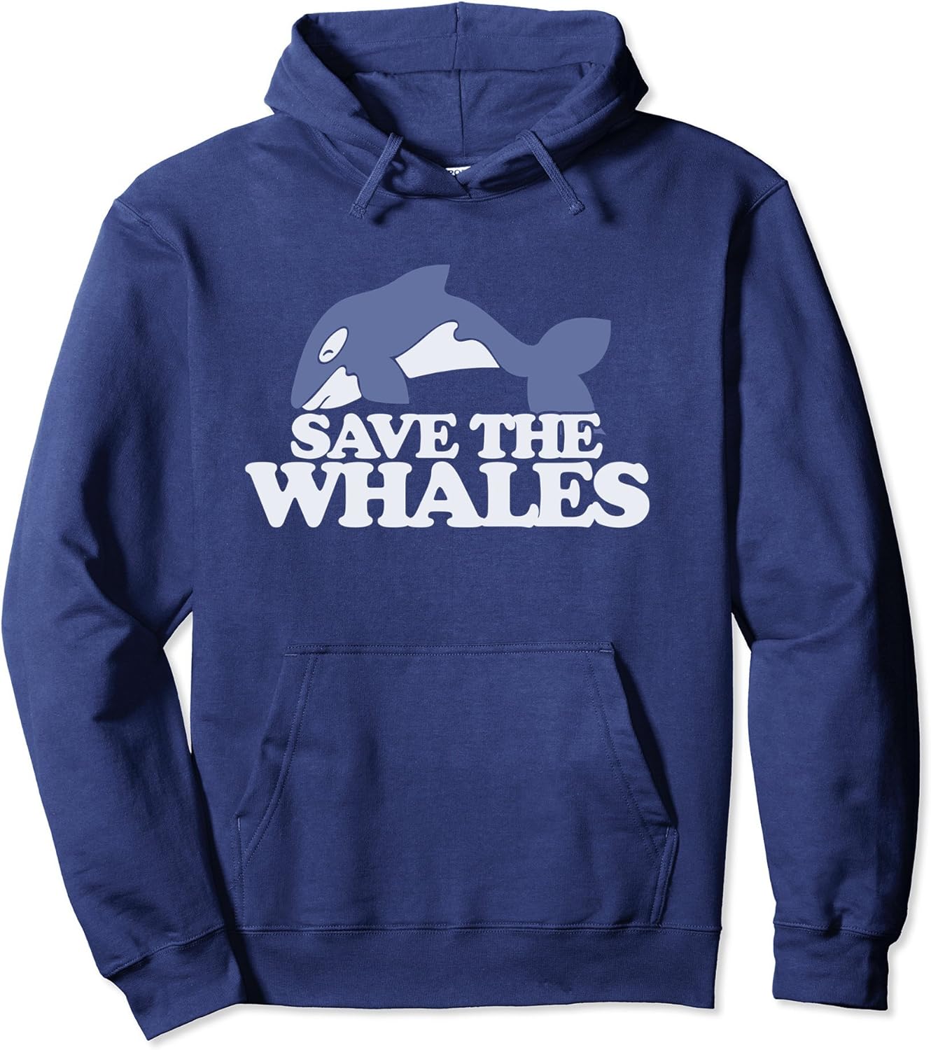 Amazon.com: Save the whales pullover hoodie whale lovers cute whales ...
