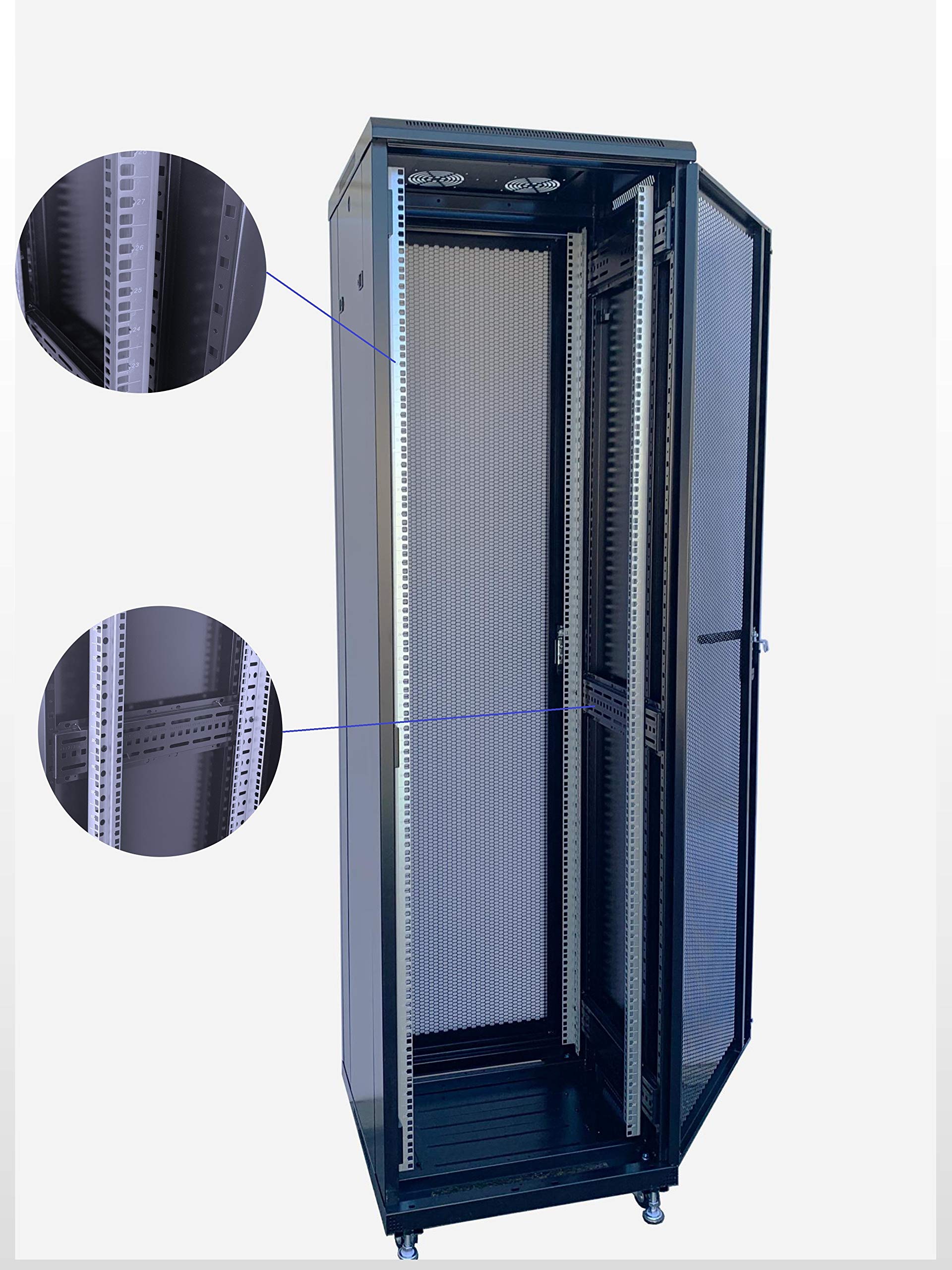 42U Rack Mount Internet/Network Data Server Cabinet Enlosure 600MM (23. ...