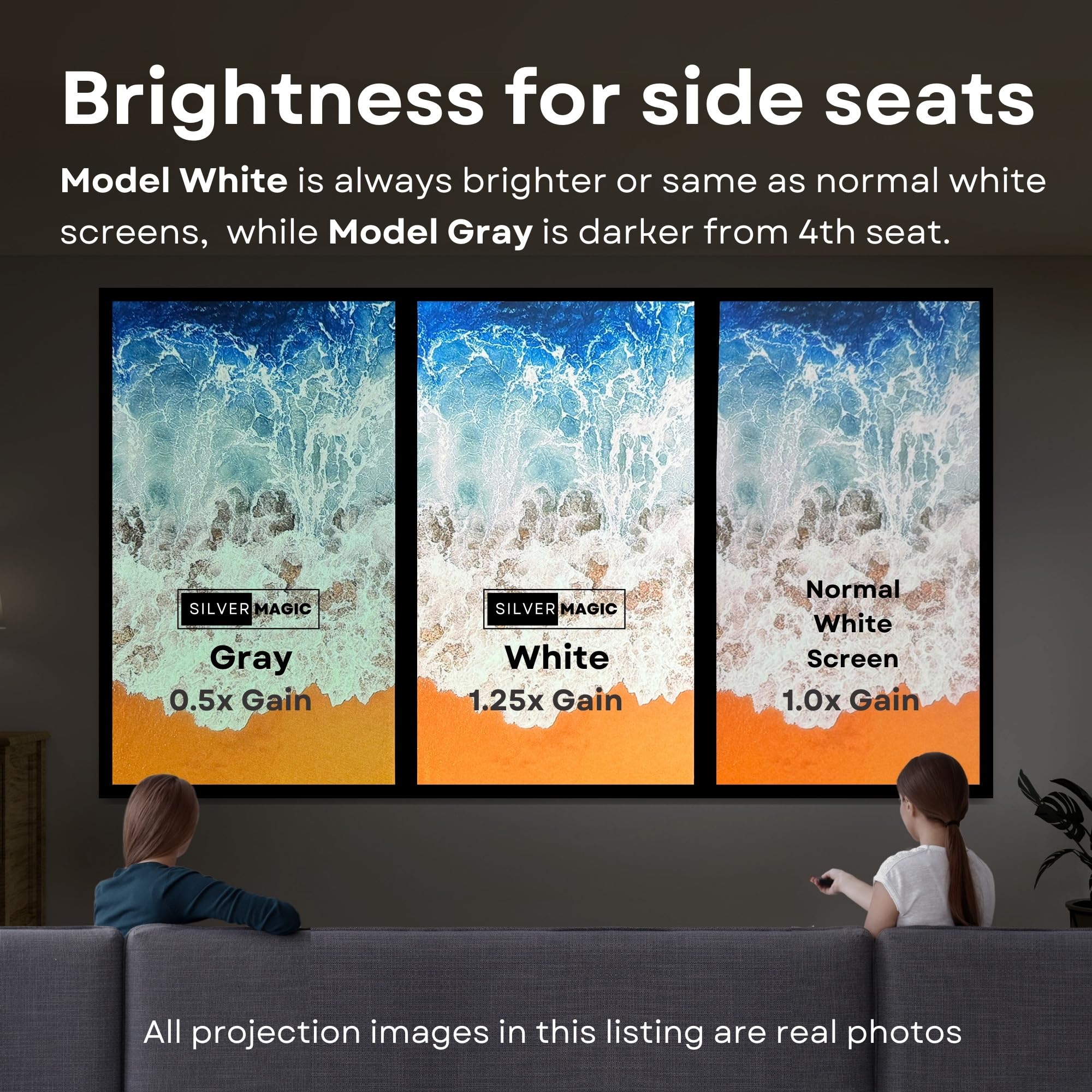 Mua ALR Projector Screen - Fixed Frame Like - Wall-Mounted - High ...