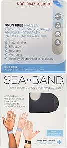 Amazon.com: Sea-band Adult Wristband 2 Pairs : Health & Household