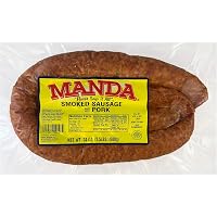 Amazon.com : Manda Fine Meats Hot Sausage 24oz (2 Pack), 24 Ounce (Pack ...