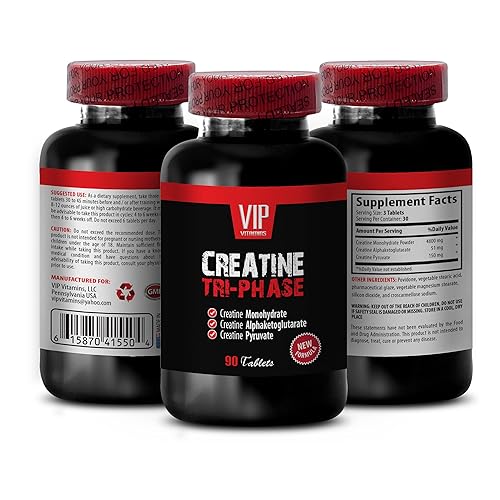 Creatine Tri-phase - Premuim Blend of Creatine Monohydrate, Creatine ...