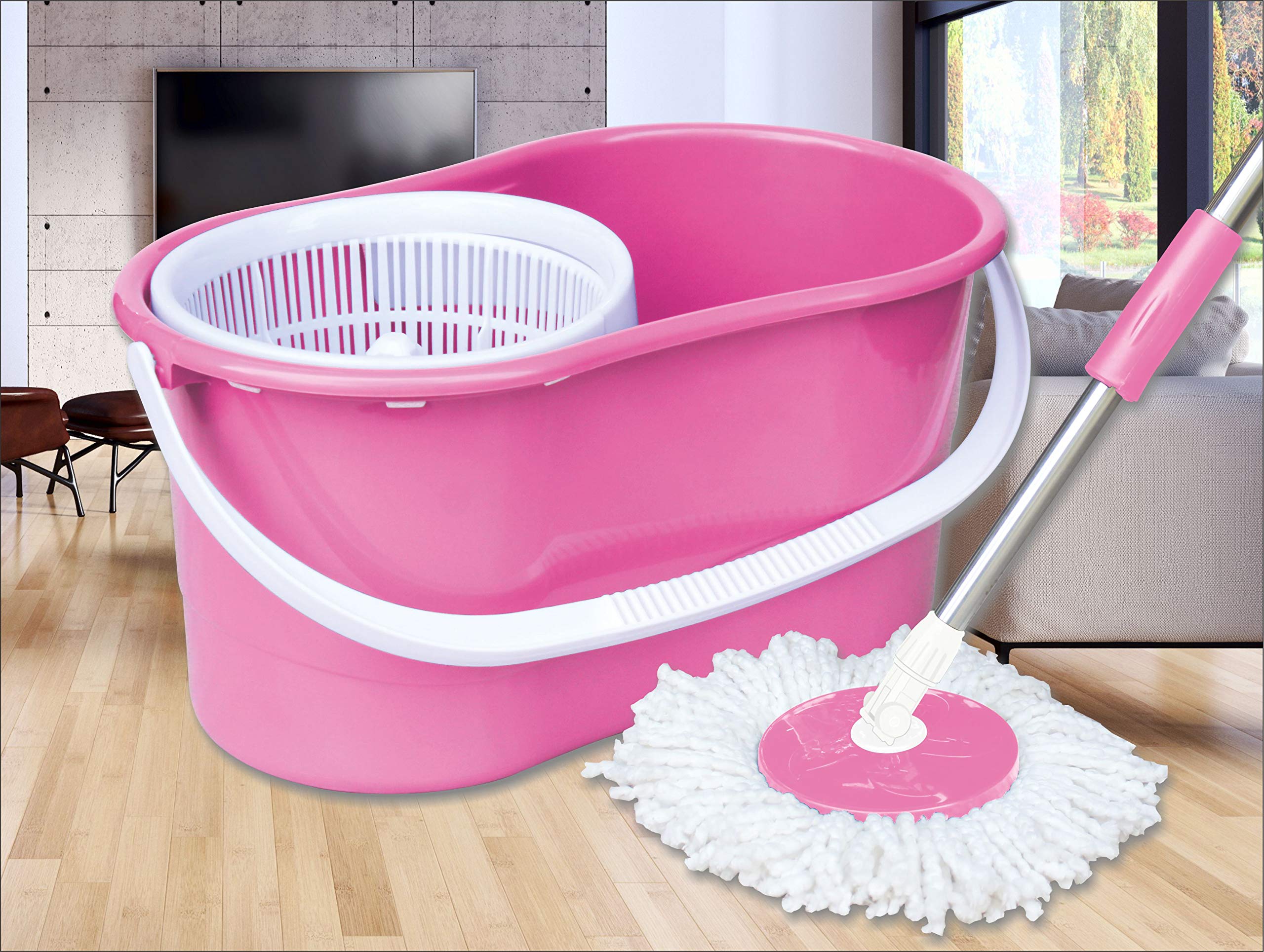 Buy Princeware Plastic Magic Mop 6208 With Cleaning With Mop Which ...