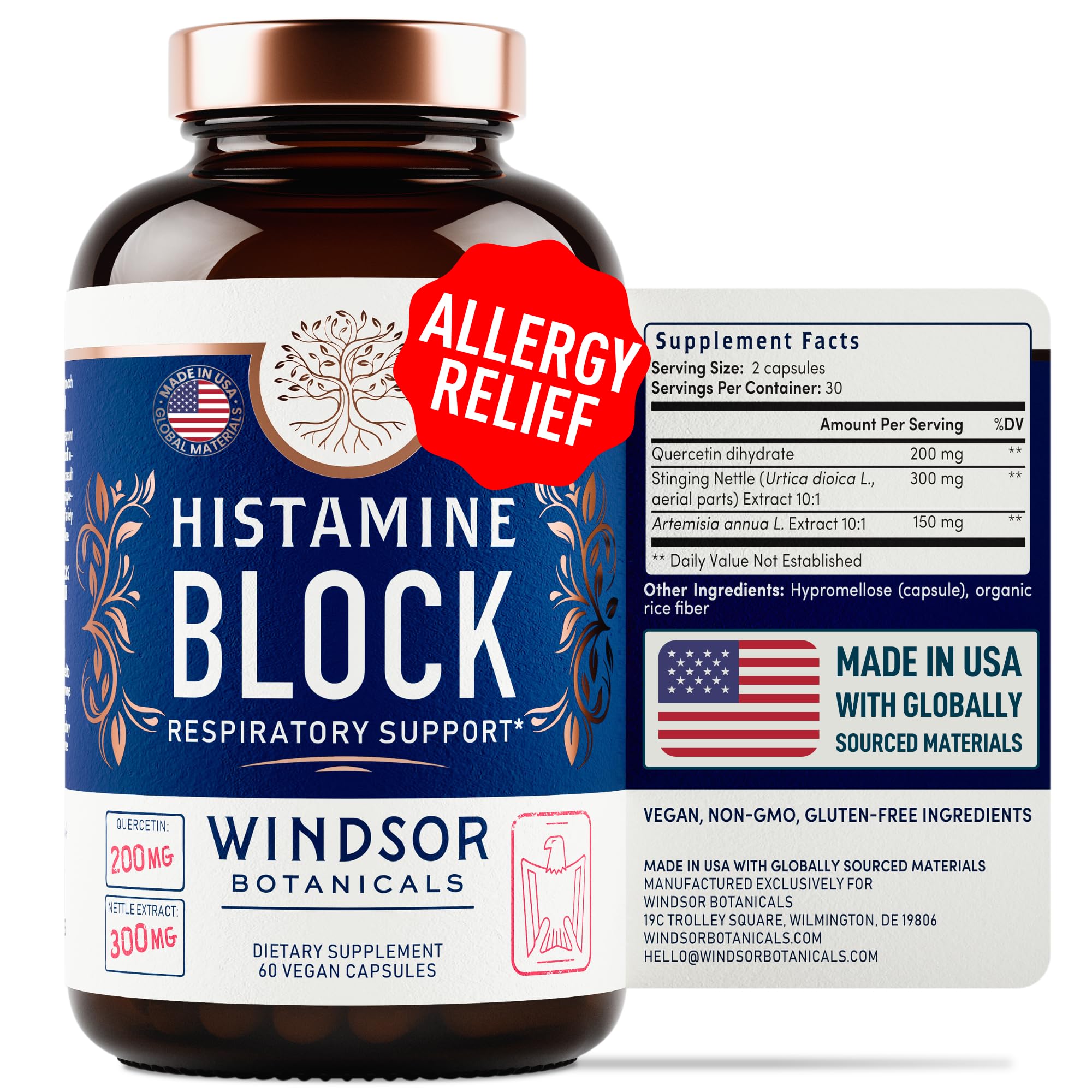 Mua Histamine Blocker for Allergies - Quercetin, Stinging Nettle ...