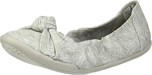 Rocket Dog Women's Steff Summer Jersey Cotton Ballet Flat, Light Grey ...