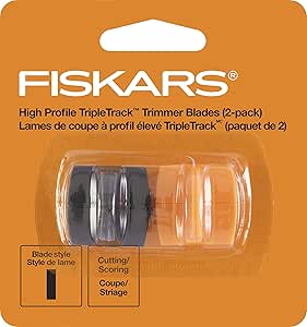Fiskars 01-001555J Portable Paper Trimmer Replacement Triple Track ...