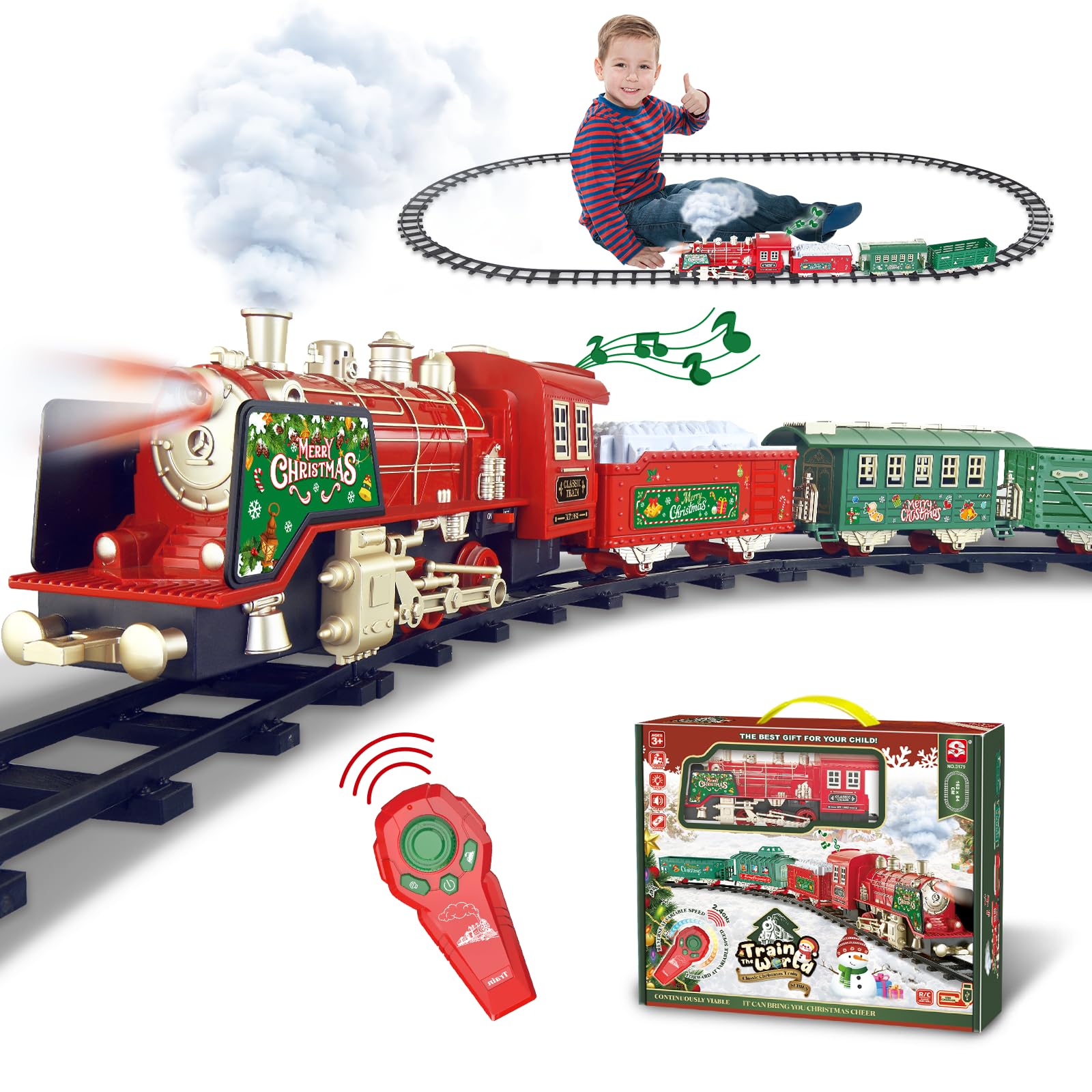 Train Set - Train Set for Under Christmas Tree - Remote Control Train ...