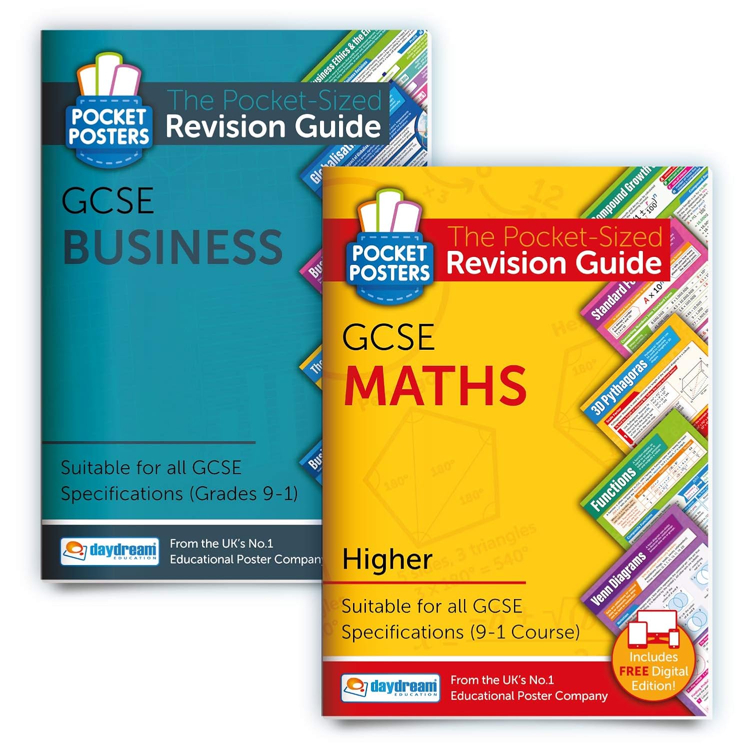 GCSE Business & Maths (Higher) Study Pack | Pocket Posters: The Pocket ...