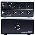 Amazon.com: No Noise No External Power 1 Input 3 Output XLR Audio Selector Switch Balanced Audio ...