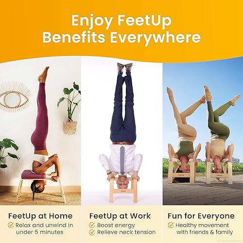 Yoga Inversion Equipment FeetUp The Original Headstand Bench Yoga