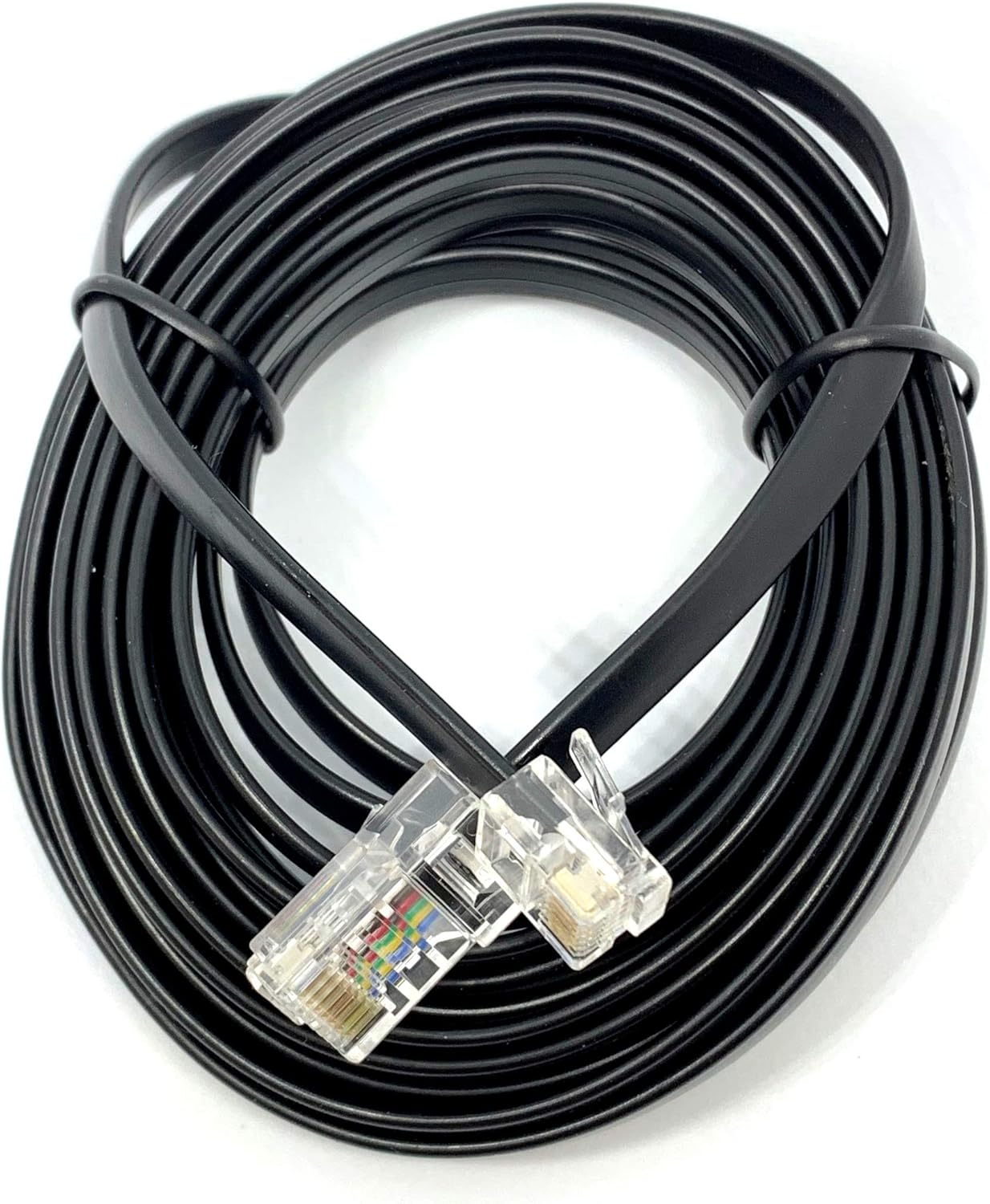 MainCore 5m long FLAT RJ12 to RJ45 / (6P6C) to (8P6C) High Speed ...