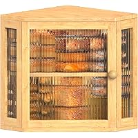 Amazon.com: RYLTKISS Corner Bread Box–Extra Large Bread Box for Bread ...