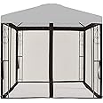 Amazon.com : APEX GARDEN Universal 8' x 8' Gazebo Replacement Mosquito ...