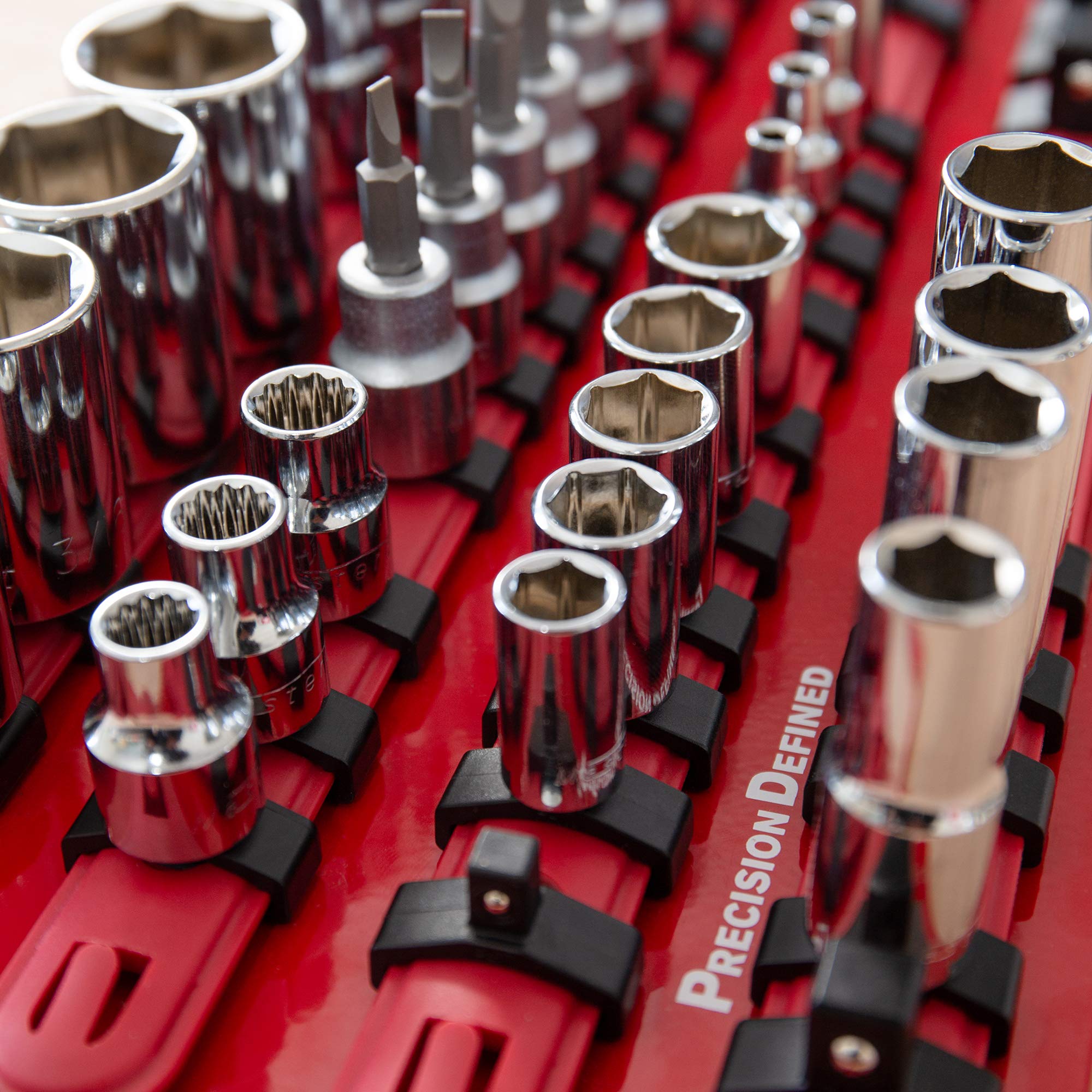 Mua Precision Defined Portable Tool Socket Organizer Tray, 80 Sockets ...
