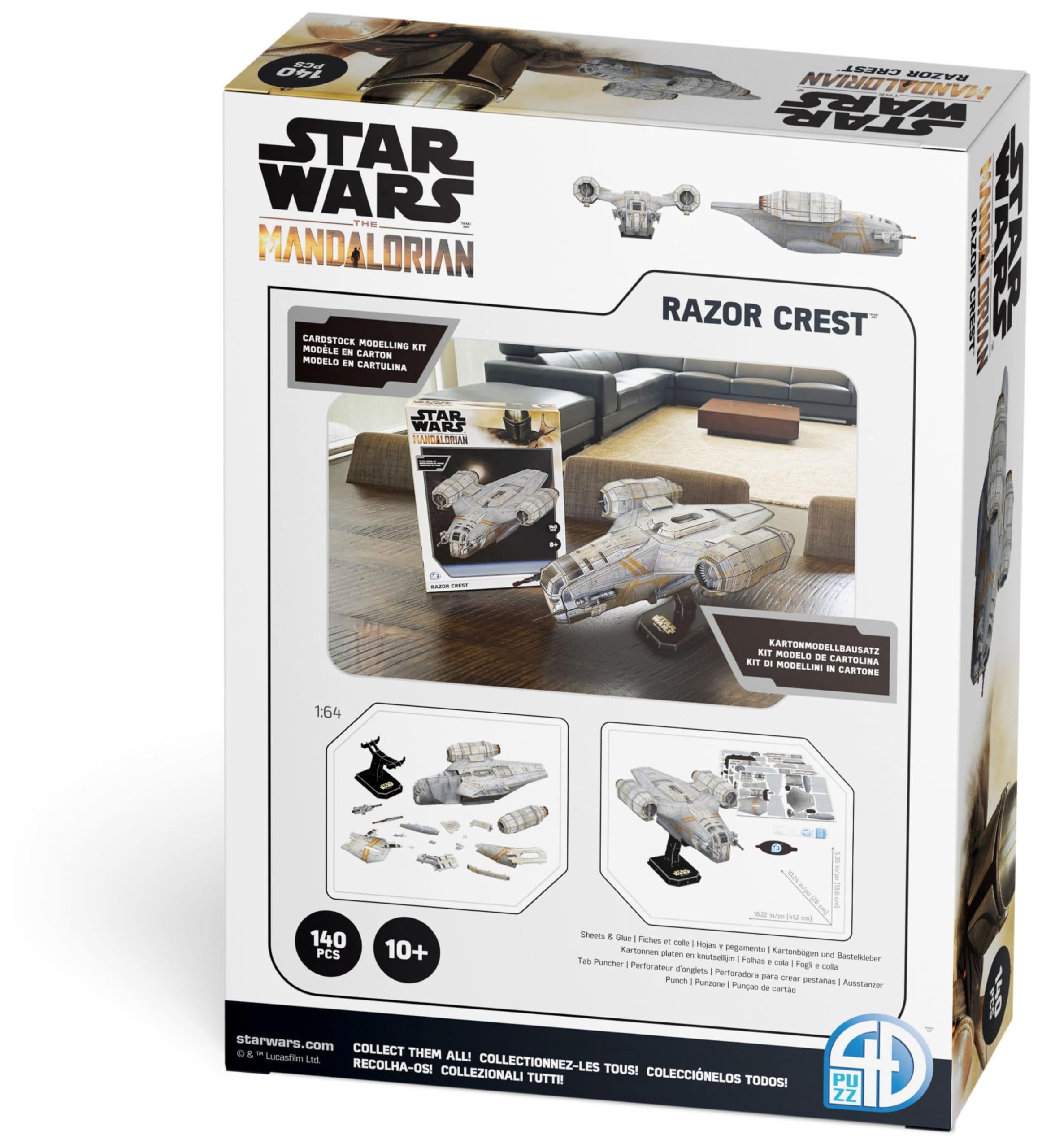 Mua 4D Cityscape Star Wars 3D Paper Model Kits (Mandalorian Razor Crest ...