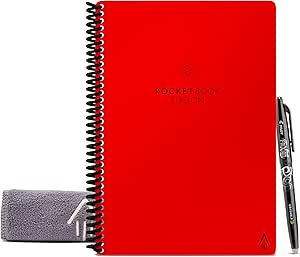 Amazon.com: Rocketbook Fusion Smart Reusable Notebook - Calendar, To-Do ...