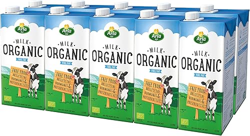 Arla Full Fat Organic Milk - Pack of 10 x 1 Liter price in Saudi Arabia ...