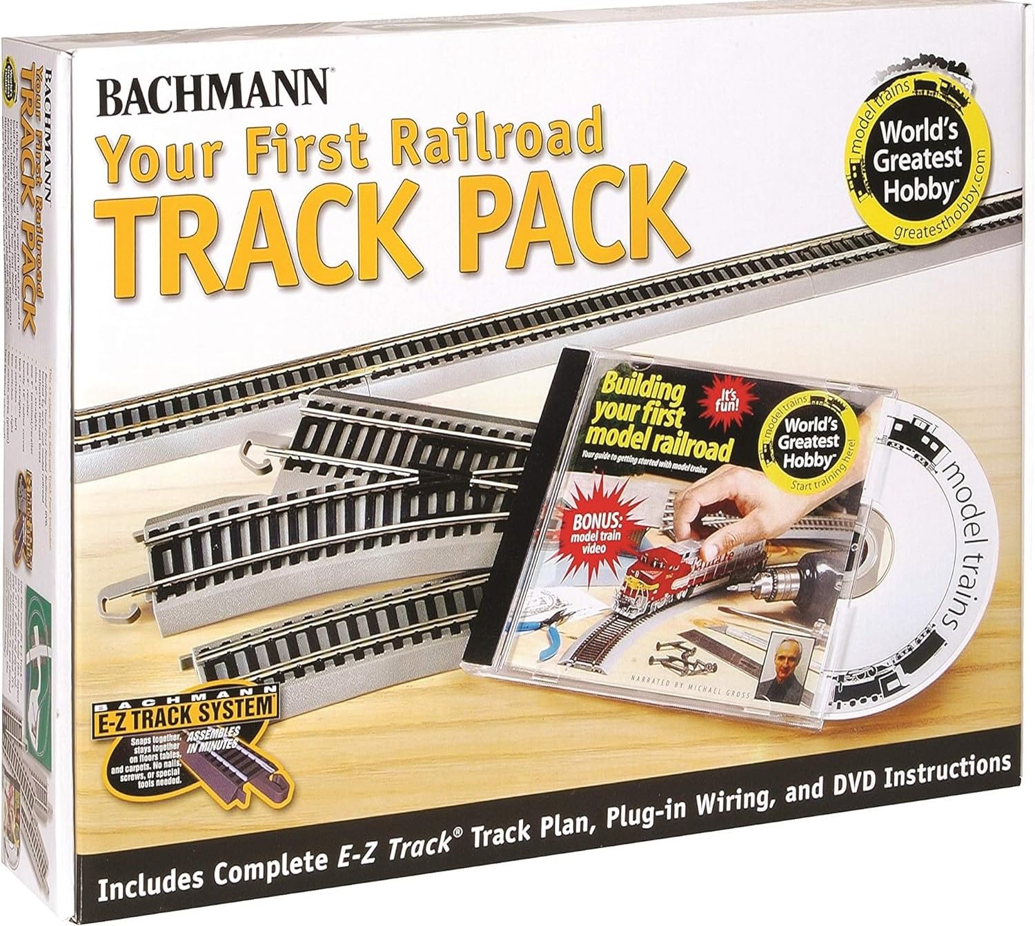Bachmann Trains Snap-Fit E-Z TRACK EL PRIMER PAQUETE DE VÍAS DE ...