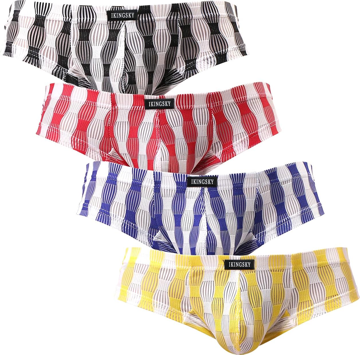 iKingsky Men's Cheeky Boxer Briefs Sexy Low Rise Pouch Men Thong at ...