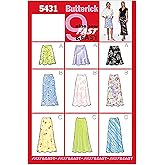 Amazon.com: BUTTERICK PATTERNS B4131 Misses' Top and Skirt, Size 18-20 ...