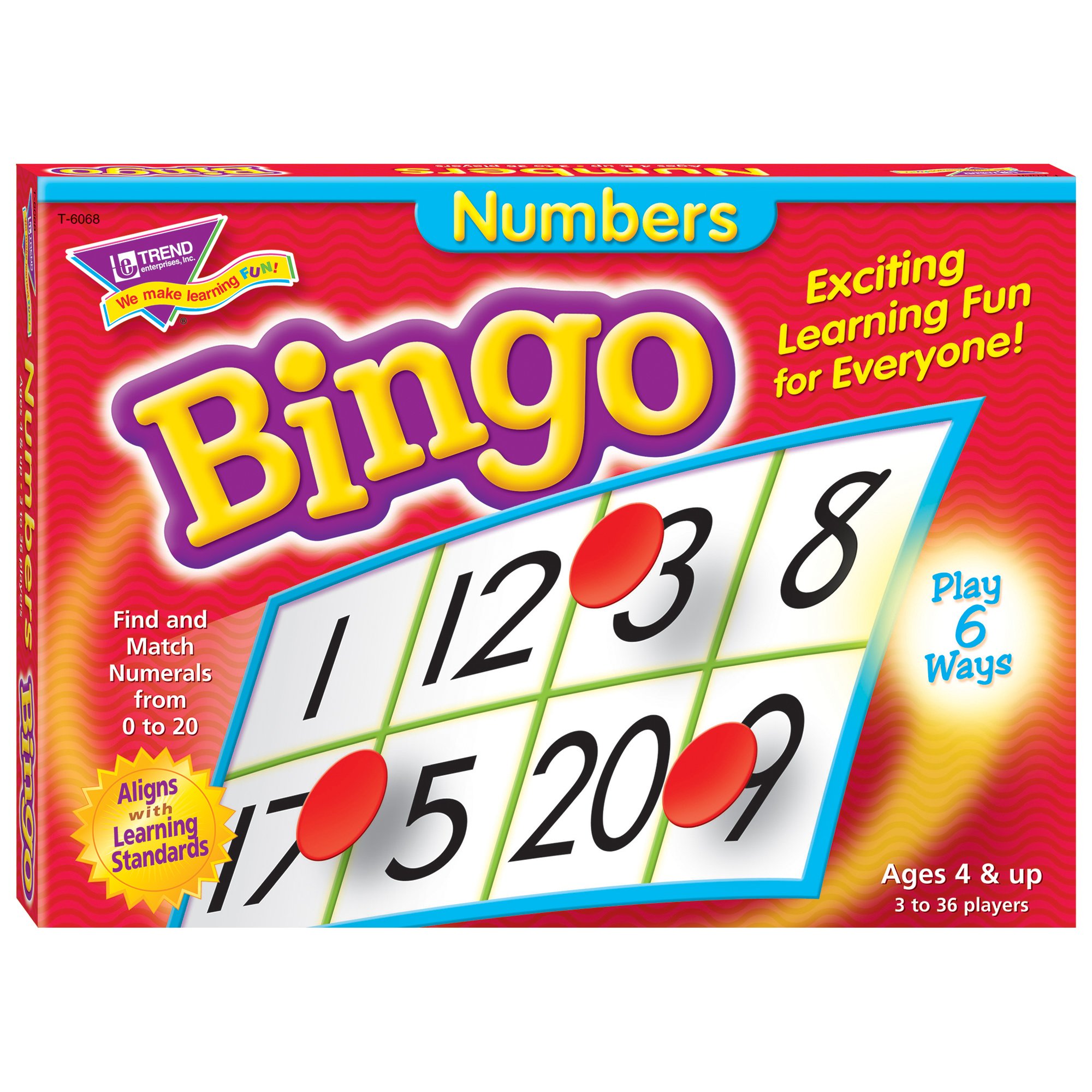 Mua TREND ENTERPRISES: Numbers Bingo Game, Exciting Way for Everyone to ...