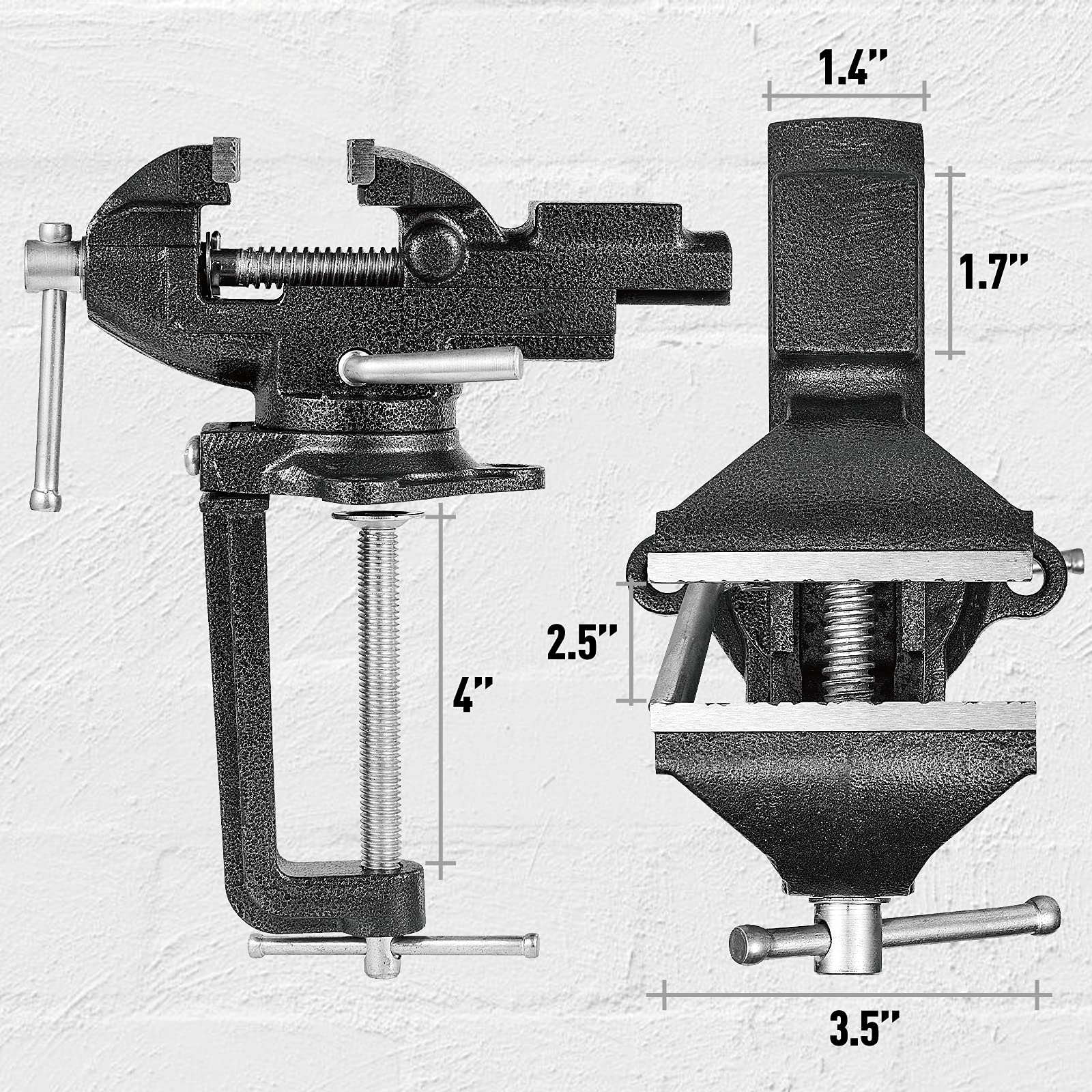 Mua [Upgraded Version] Multi-Purpose Bench Vise 3.3", Table Vice For ...