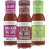 Amazon.com : Primal Kitchen Organic BBQ Sauce & Steak Sauce 3-Pack ...