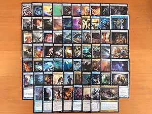Amazon.com: Blue/Black Mill Commander Deck - Custom Built - Elite - MTG ...