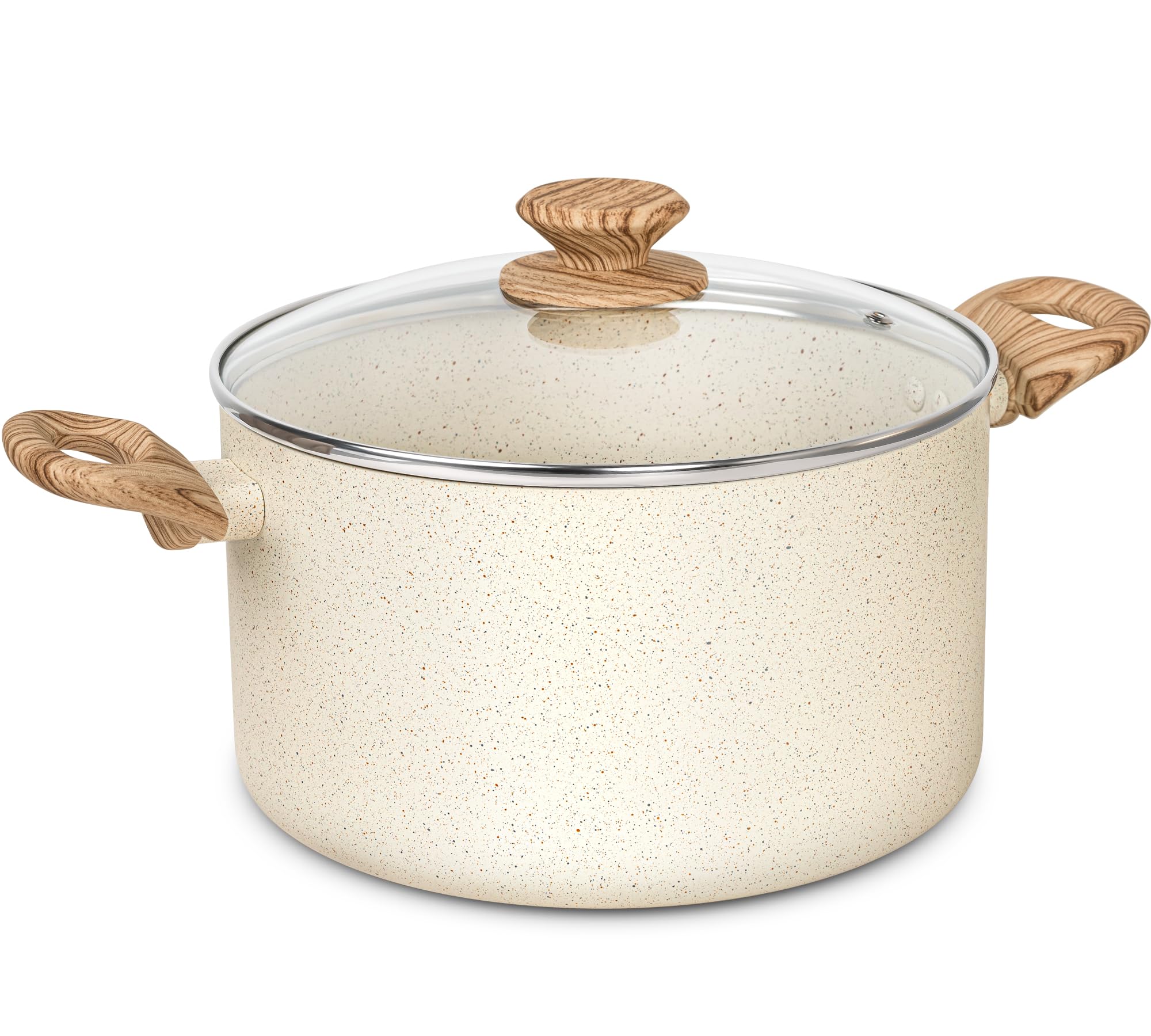 MICHELANGELO Nonstick Stock Pot 6 Quart Cooking Pot With Lid michelangelo-nonstick-stock-pot-6-quart-cooking-pot-with-lid