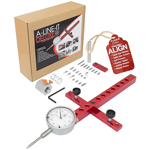 A-LINE-IT DELUXE Table Saw Alignment Tool | Digital Dial Indicator ...