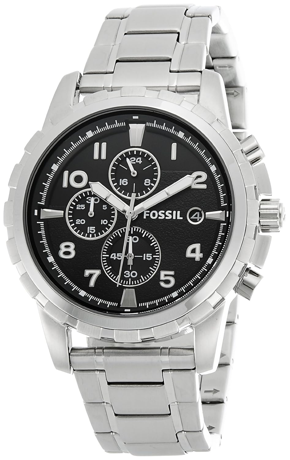 Buy Fossil Dean Chronograph Analog Black Dial Men's Watch - FS4542 ...