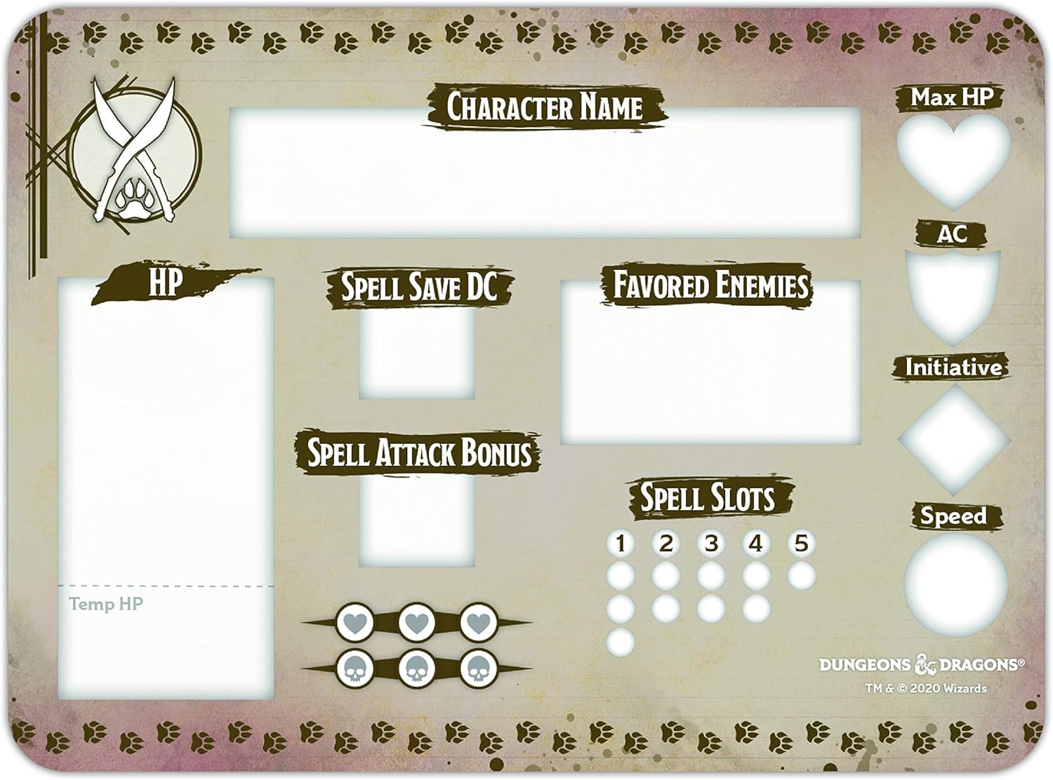 Gale Force Nine GF9-72507 Dungeons & Dragons-Ranger Token Set, Multi ...