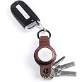 Amazon.com: KeySmart Air Leather AirTag Key Holder, Compatible Apple ...