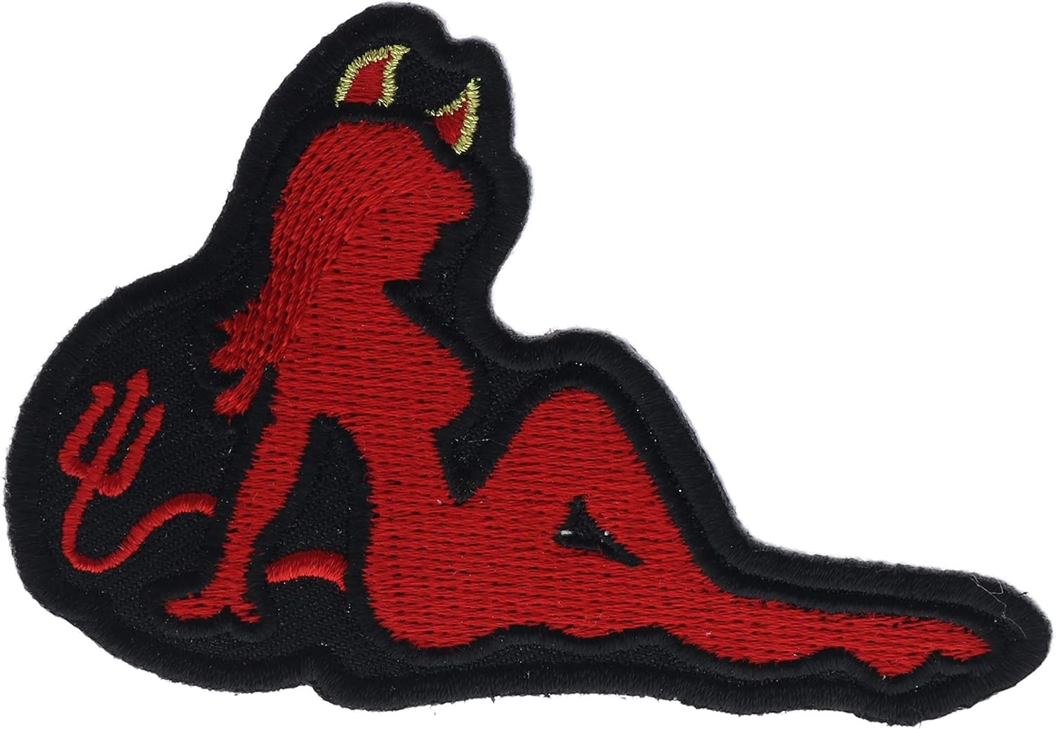 Amazon.com: Devil Trucker Mudflap Girl 3.5" Embroidered Patch IVAN2574D ...