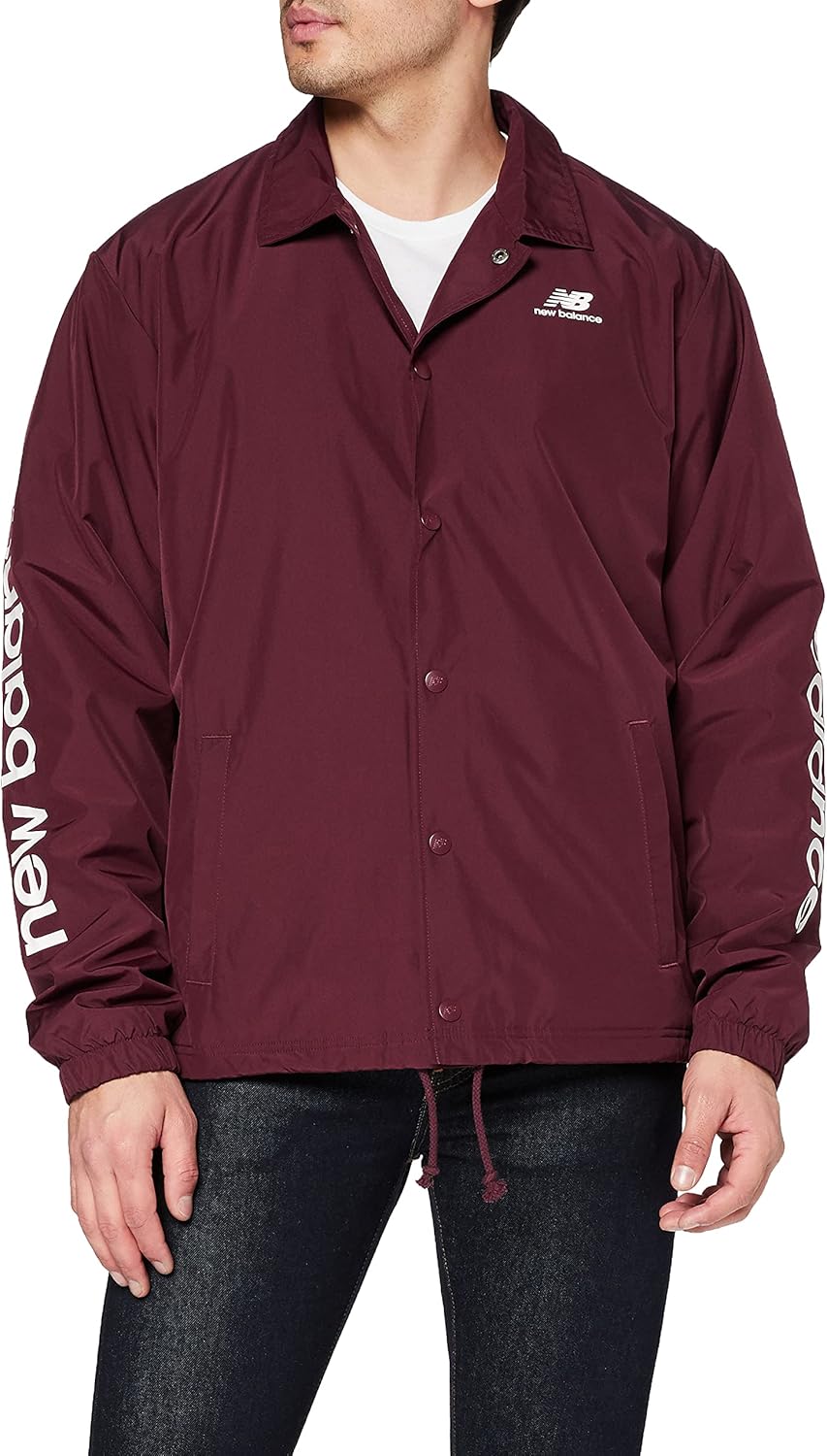 New Balance Men's Chaqueta Coach Winter Track Jacket: Amazon.co.uk ...