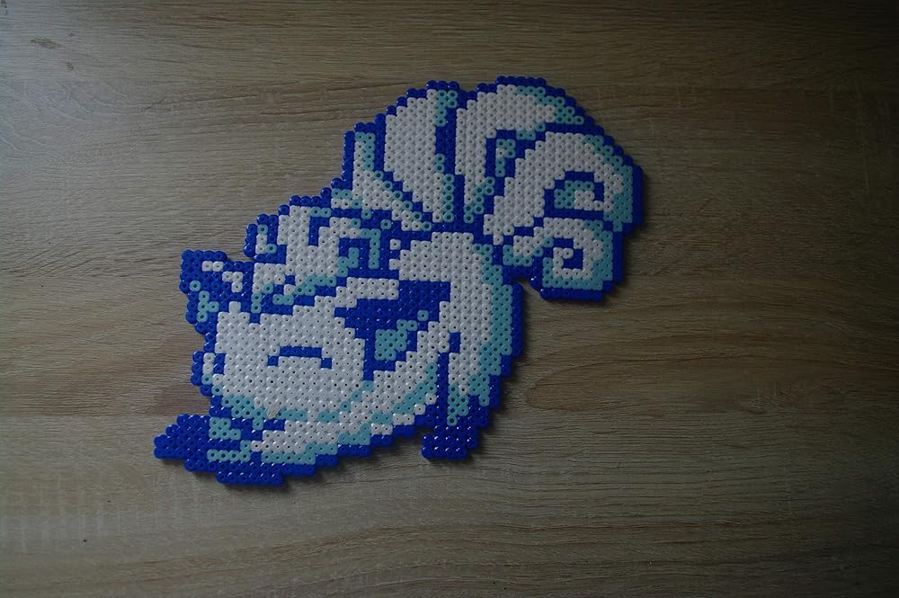 Amazon.com: Sprite Alolan Vulpix - pokémon - Hama Beads • Pixel Art ...