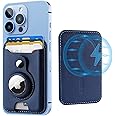 Amazon.com: TopMade for Magsafe Wallet with AirTag Holder, Magnetic Wallet Card Holder for ...