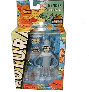 Amazon.com: Futurama: Bender Action Figure - Version 2: Toys & Games