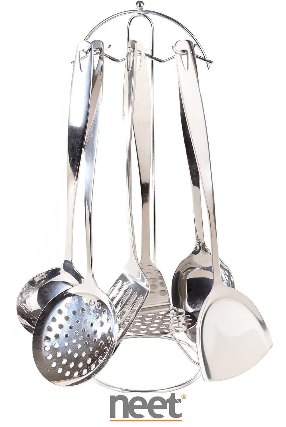 Neet Stainless Steel Kitchen Tool Set, 7PCS, Model #KTSS7 the best ...